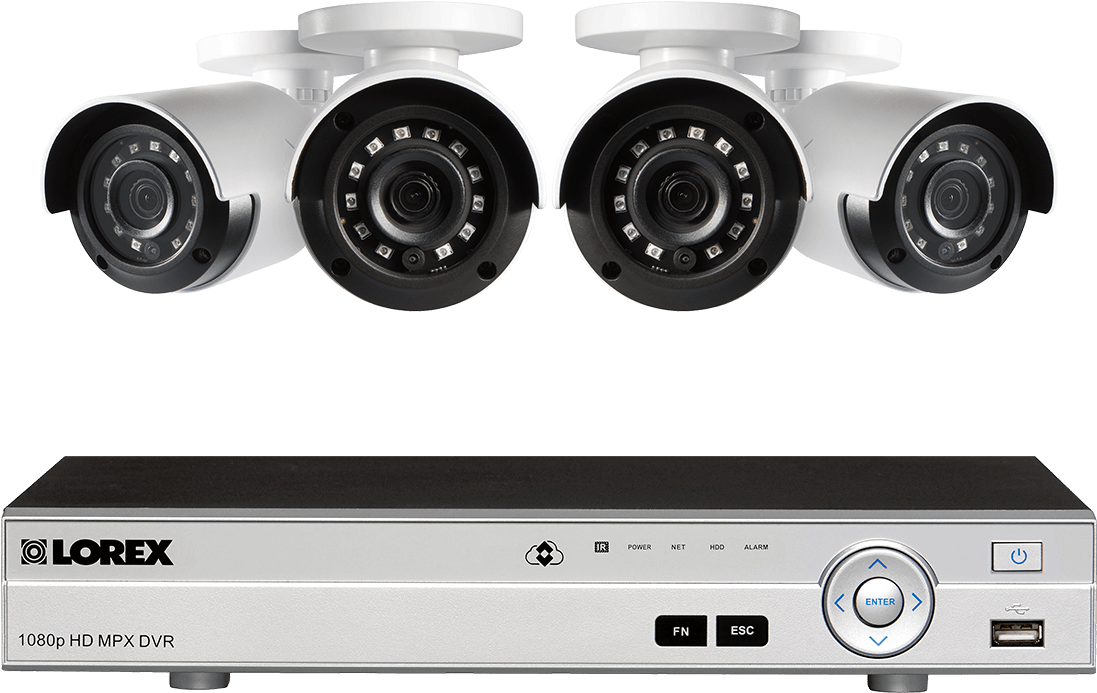 Download 1080p Security Surveillance System With 4 Cameras - Complete ...