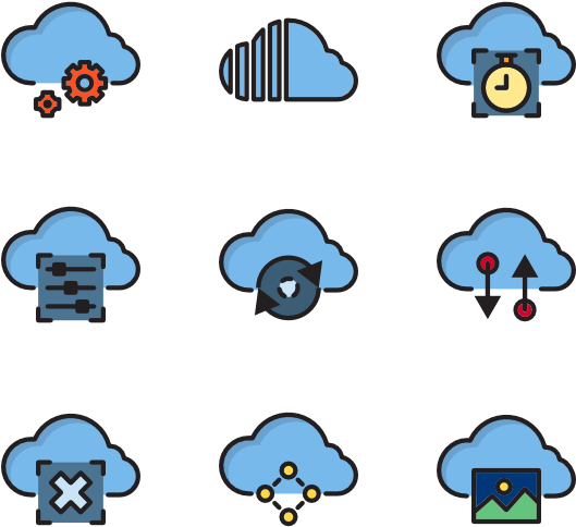Download HD Cloud - Icon Transparent PNG Image - NicePNG.com
