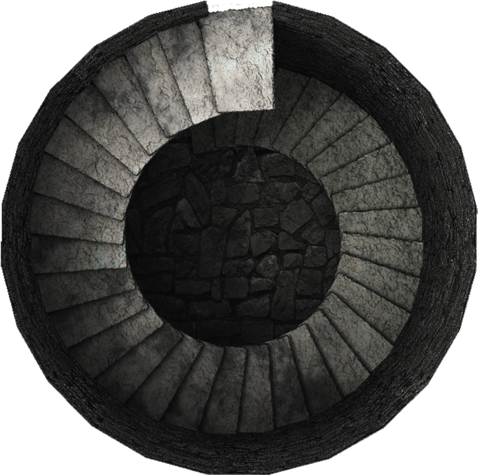 Download HD 06 Feb 2009 - Spiral Stairs Map D&d Transparent PNG Image ...