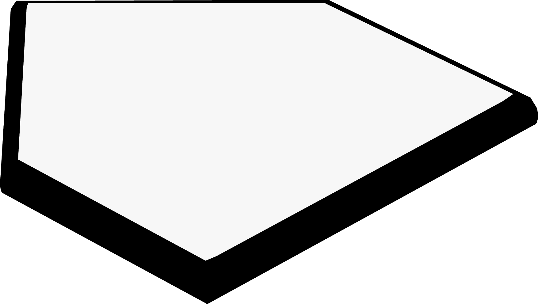 Download HD Home Plate Sprite 008 - Home Plate Png Transparent PNG ...