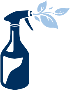 Download This Green Cleaning Icon Shows Leaves Sprouting From - Green ...