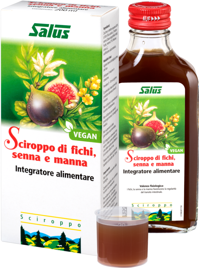 Download HD Salus Syrup Figs Senna Manna Food Supplement 200ml ...