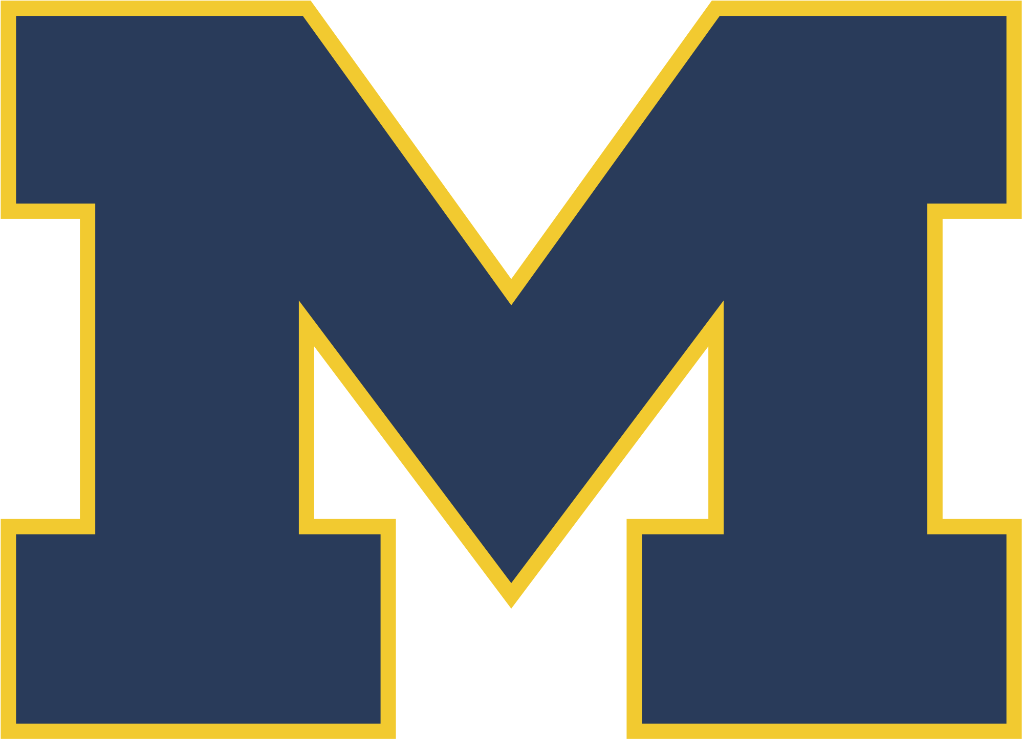 Download Michigan Wolverines Logo Png Transparent - Michigan Wolverines ...
