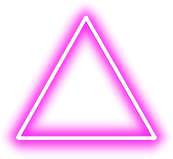 Download Triangle Pink Red Tumblr Shapes Glow Neon Pinktriangle ...