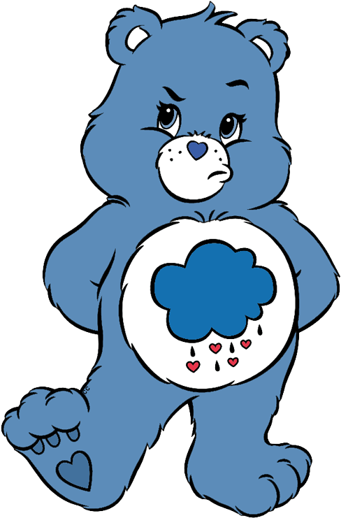 Download HD Care Bear Download Transparent Png Image - Grumpy Bear Care ...