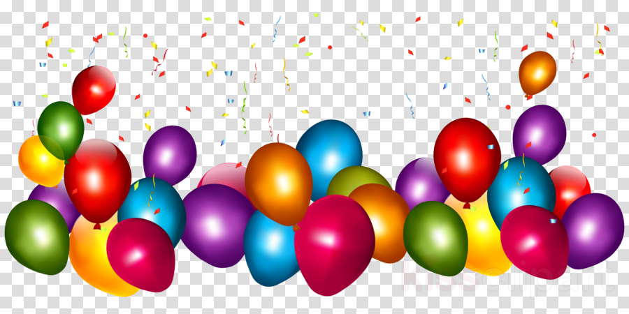 Download HD Colorful Balloons Png Clipart Balloon Clip Art - Birthday ...