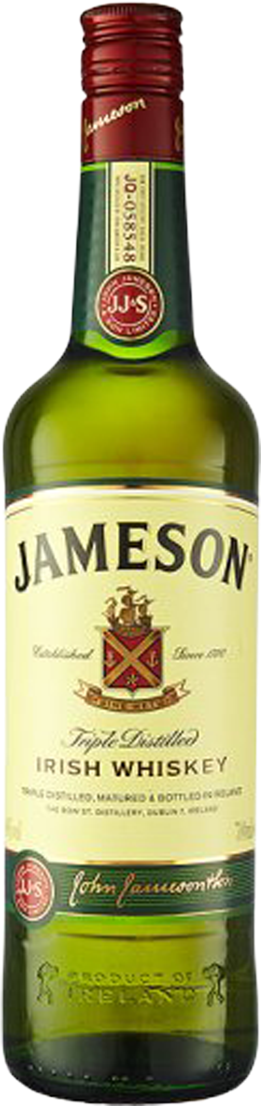 Download Jameson Bottle Png - Jameson Irish Whiskey 70cl - HD ...