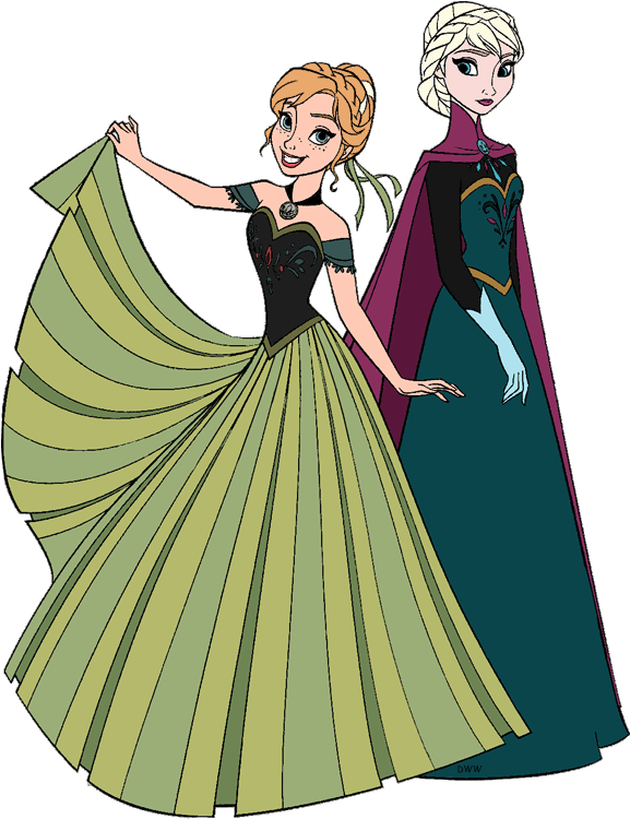 Download HD Graphic Transparent Library Anna Frozen Clipart - Frozen ...