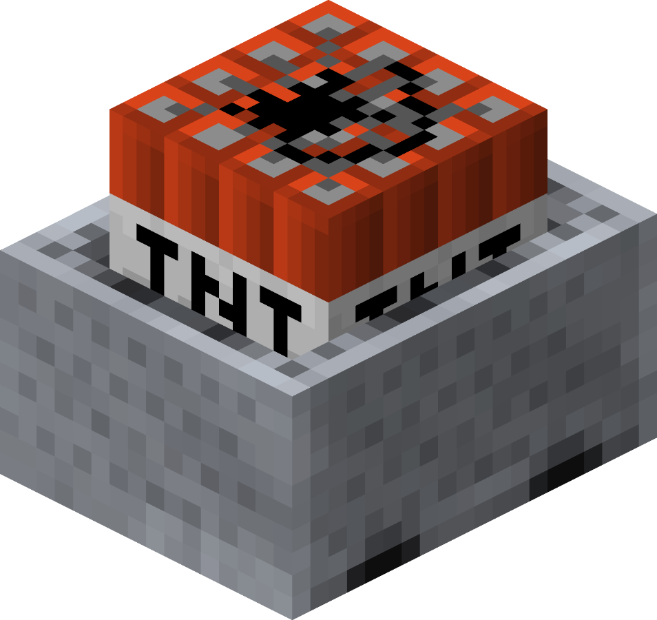Download Minecraft Tnt Minecart - HD Transparent PNG - NicePNG.com