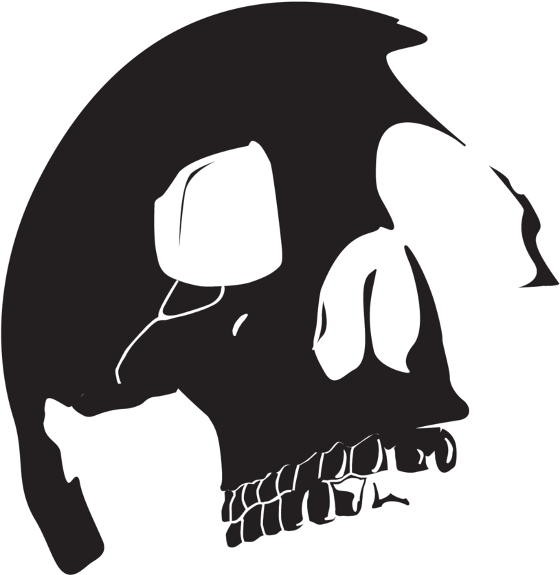 Download Vector Skull 2 By Envisium On Clipart Library - Cool Skull ...