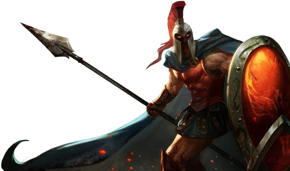 Classic Pantheon Splashart Lol Png Image - Pantheon PNG image free ...