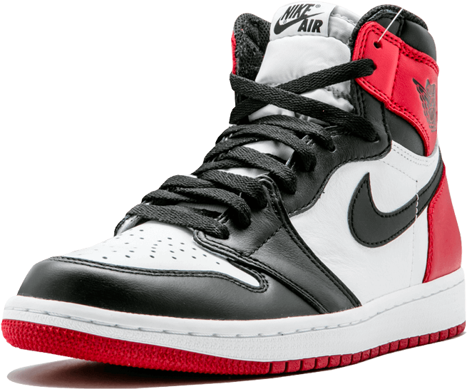 Download HD Air Jordan 1 Retro High Og 'black Toe 2016 Release ...