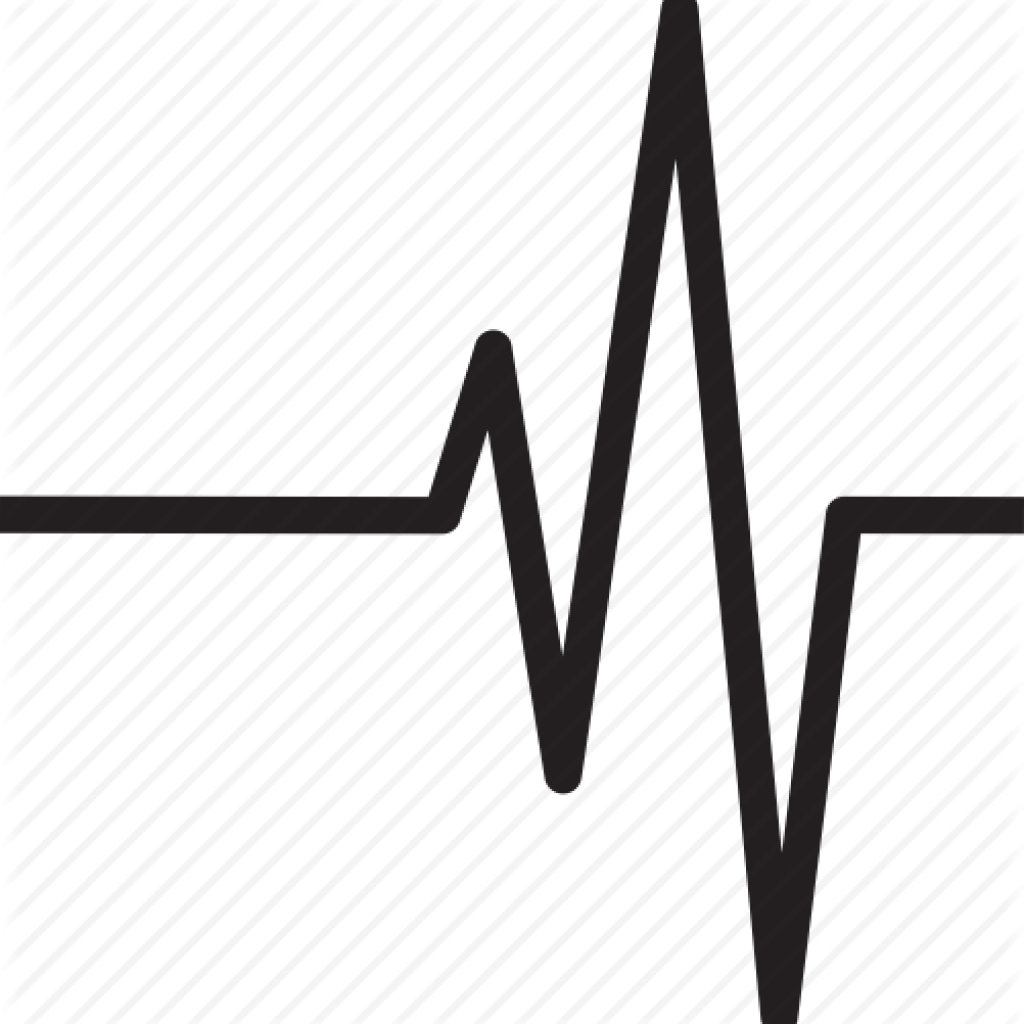 Download Black And White Heartbeat Png - Heartbeat Clipart Black And ...