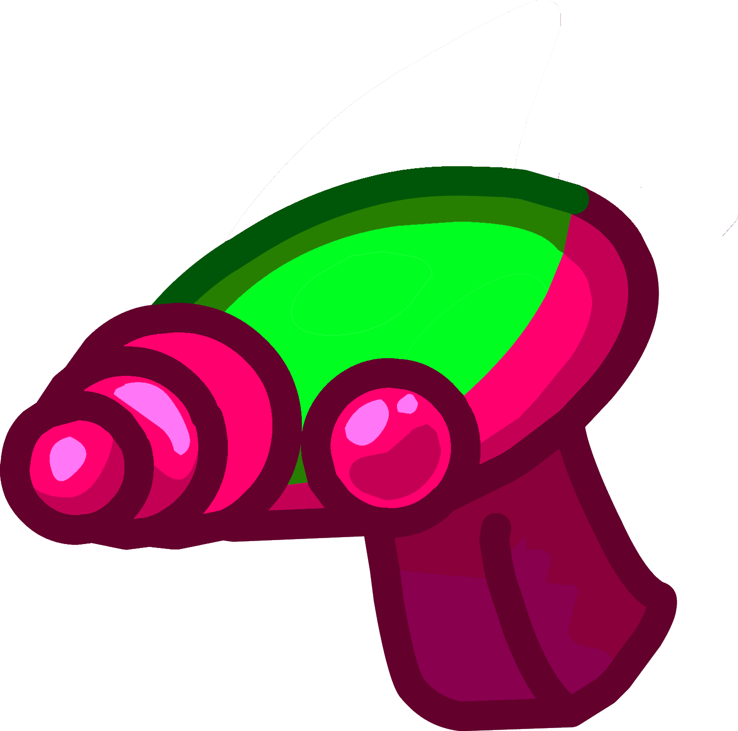 Download HD Tag Gun Club Penguin - Laser Tag Guns No Background ...