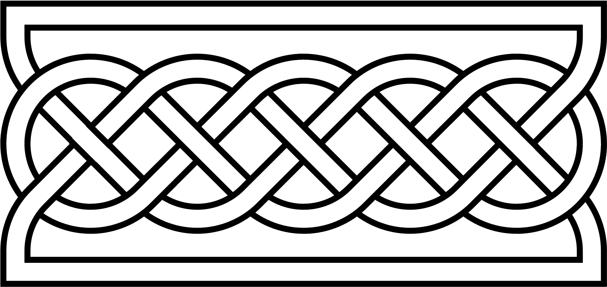Download Banner Freeuse Decorative Svg Design - Simple Celtic Knot ...