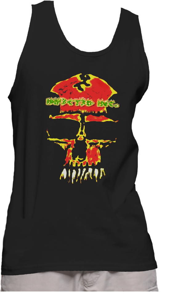 Download HD Red Skull Tank Top - Tank Top Transparent Background ...