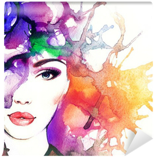 Download HD Abstract Woman Png Transparent - Abstract Water Color Art ...