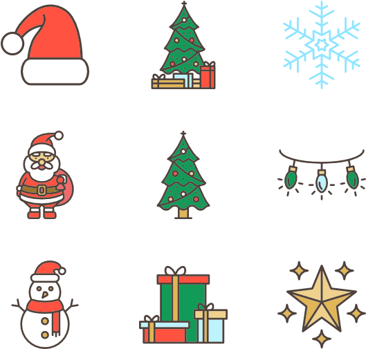 Download Christmas Png Image Background - Christmas Icons Png - HD ...