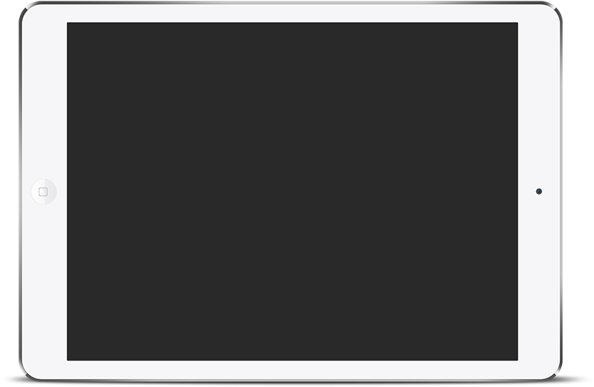 Download Tablet-land - White Ipad Frame Png - HD Transparent PNG ...