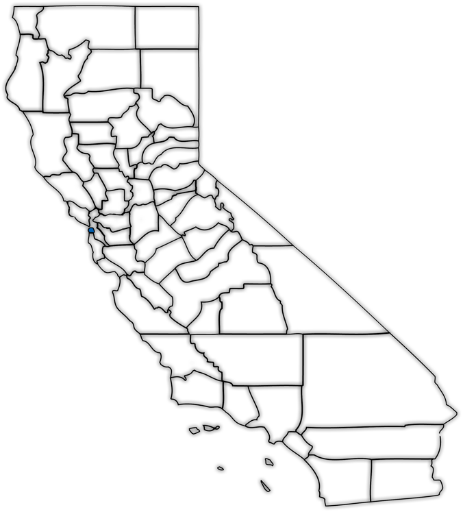 Download HD San Francisco County - California Map Transparent PNG Image ...