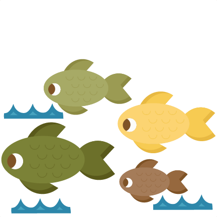 Group Of Fish Cartoon