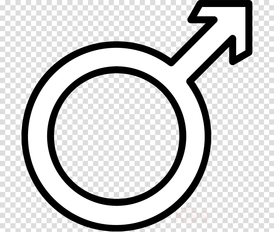 Download Male And Female Chromosome Symbols Clipart Gender Symbol - Red ...