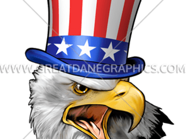 Download HD Uncle Sam Clipart Head - Uncle Sam Bald Eagle Transparent ...