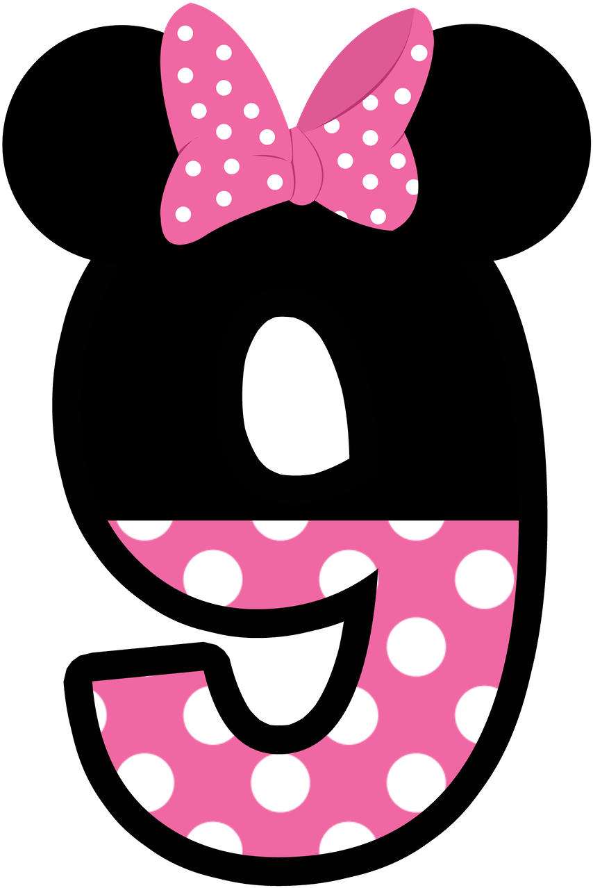 Download Números Tema Do Mickey E Minie Mouse - Minnie Mouse Number 6 ...