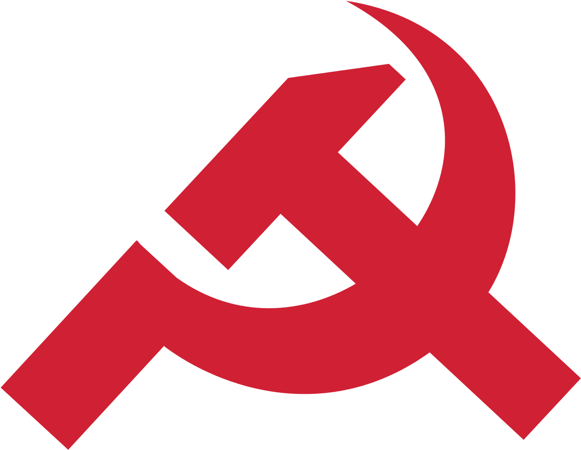 Download HD File - Hammernsickleredonwhite - Svg - Comunismo Logo Transparent PNG Image ...