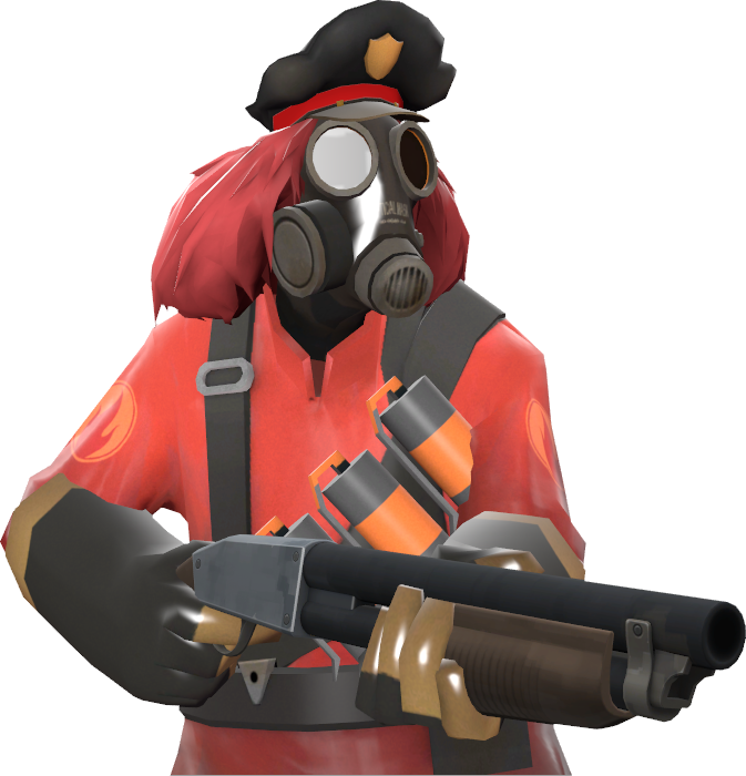 Download HD Tf2 Pyro Hair Transparent PNG Image - NicePNG.com