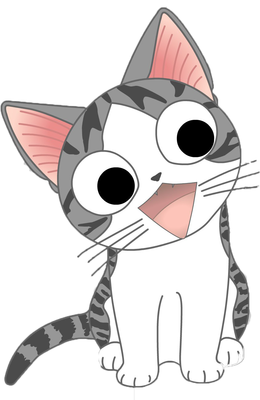Download HD Anime Cat Manga Cute - Chi Cat Anime Transparent PNG Image ...