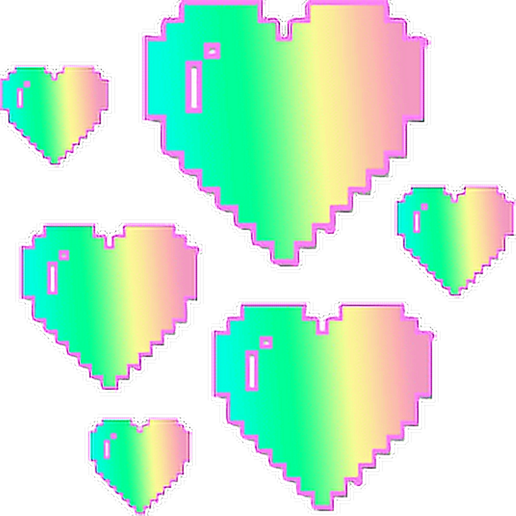 Download Png Edit Overlay Tumblr Hearts Corazones - Holographic Gifs ...