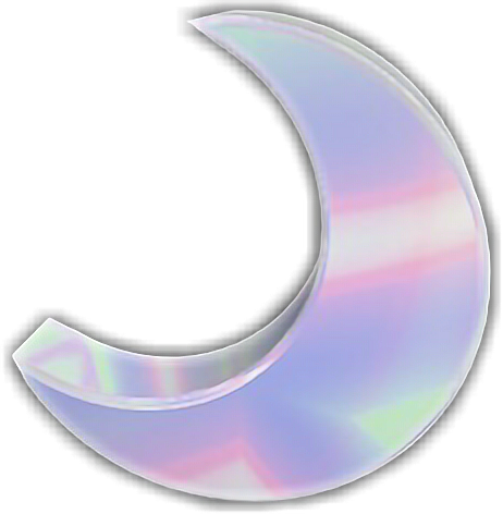 Download Moon Holo Holosexual Crescent Aesthetic Holoaes Holoaes - Moon ...