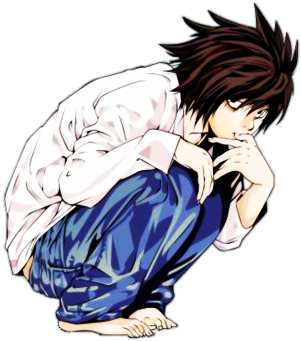 Download L Death Note - Death Note - HD Transparent PNG - NicePNG.com
