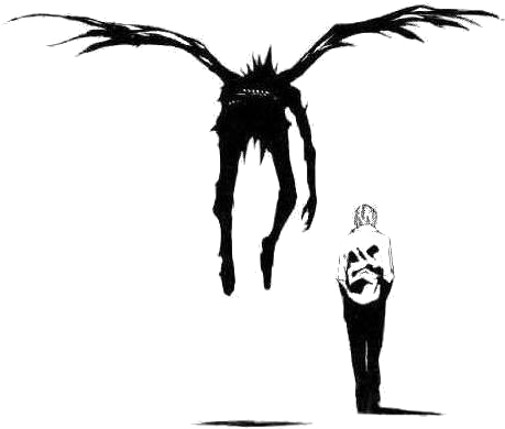 Download Death Note Ryuk Flying - HD Transparent PNG - NicePNG.com