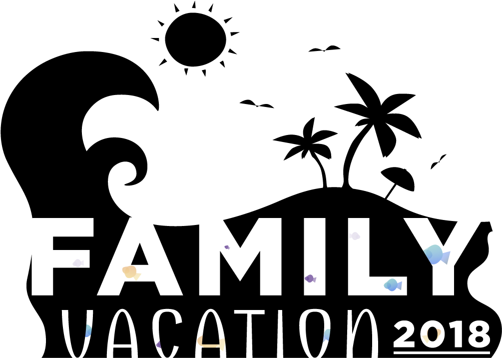 Black Family Vacation Clipart