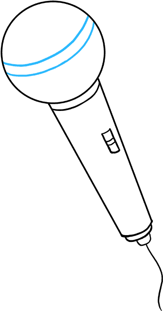 Download How To Draw Microphone - Microphone Easy Sketch - HD ...