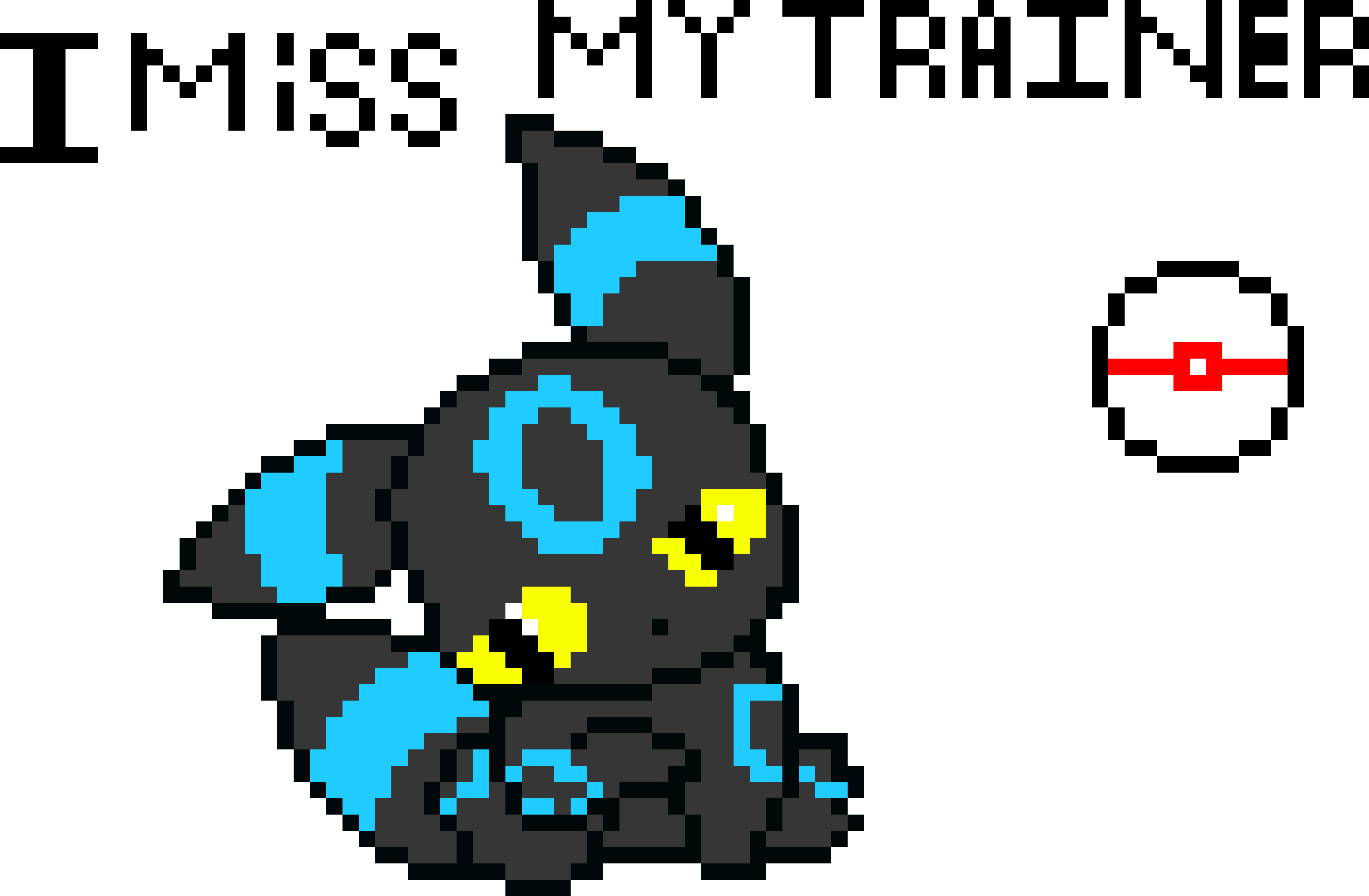 Download Shiny Umbreon - Pixel Art Pokemon Umbreon - HD Transparent PNG ...