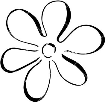 Download Flower Outline Pictures - Line Art - HD Transparent PNG ...