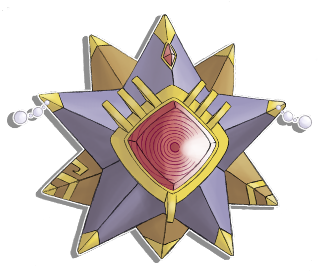 Download Starmie , - Starmie Sun And Moon - HD Transparent PNG ...
