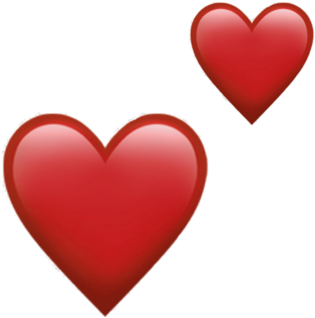 Download HD Red Heart Emoji Png Transparent PNG Image - NicePNG.com