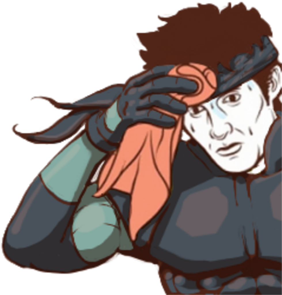 Download Meme Funny Interesting Solidsnake - Sweating Meme Metal Gear ...