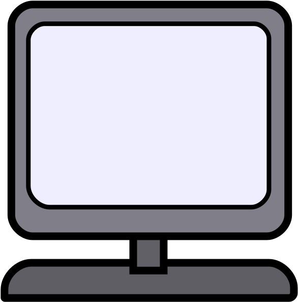 Download Screen Clipart Computer Part - Cartoon Computer Screen - HD ...