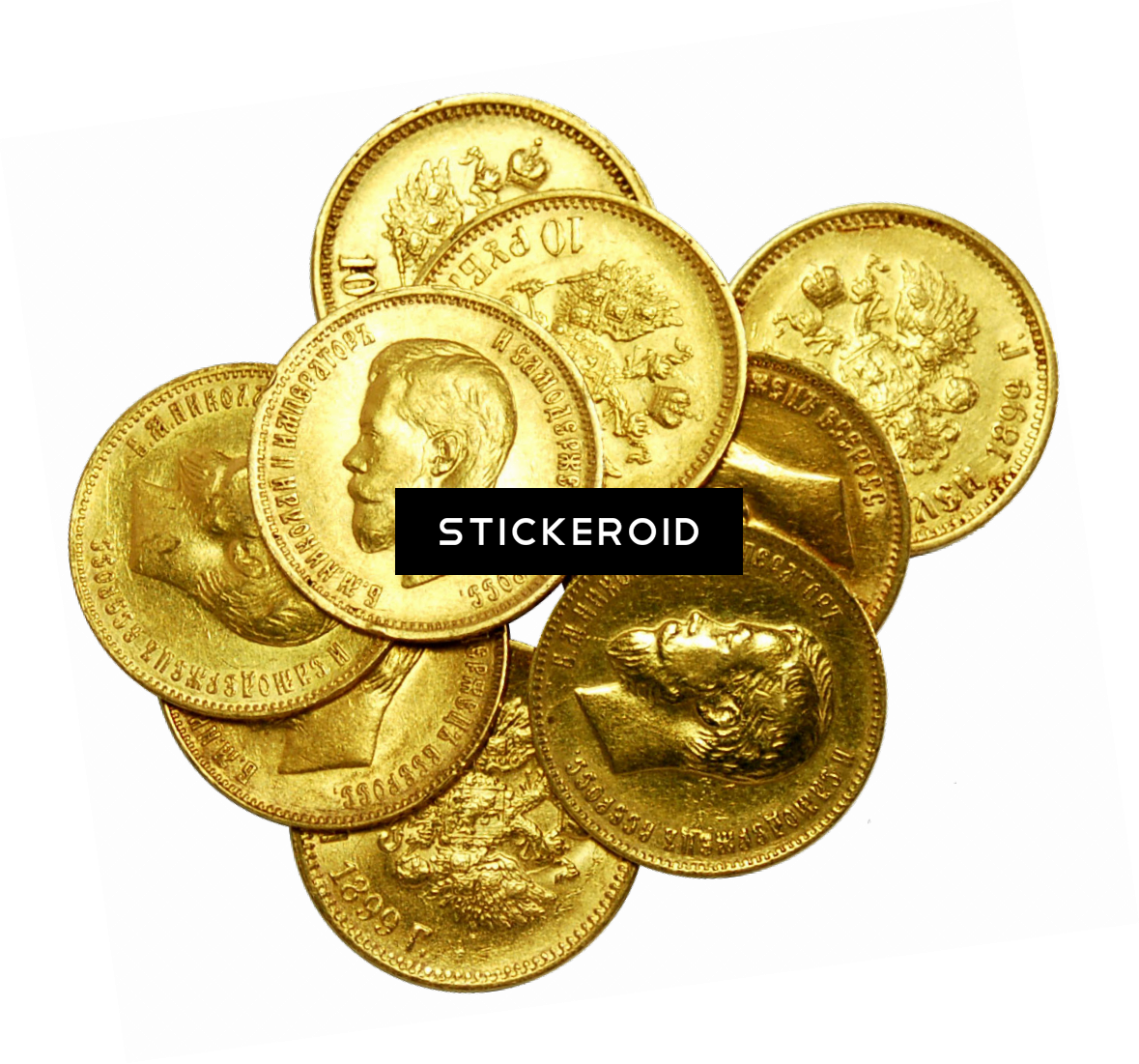 Indian Gold Coins Png