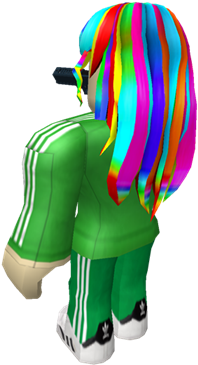 Download HD 6ix9ine Hair Png Banner Library Download - Roblox 6ix9ine ...