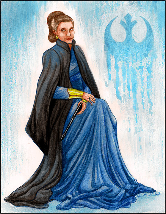 Download HD General Leia Organa - Vintage Clothing Transparent PNG ...