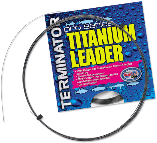 Download HD Terminator Pro Series Single Strand Titanium Leader ...