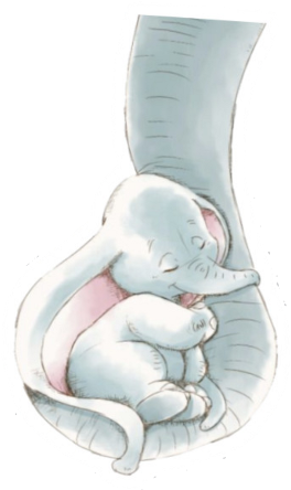 Download HD Dumbo In Mom's Trunk Transparent PNG Image - NicePNG.com