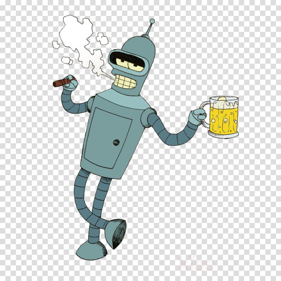 Download Bender Futurama Clipart Bender Leela Philip J - Futurama Png ...