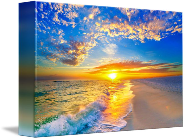 Download Sunset Beach Png Svg Library - Beach - HD Transparent PNG ...